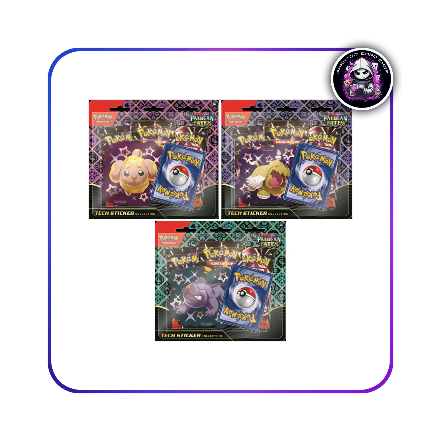 Paldean Fates Tech Sticker Collection - Styles Vary – Phantom Card Shop