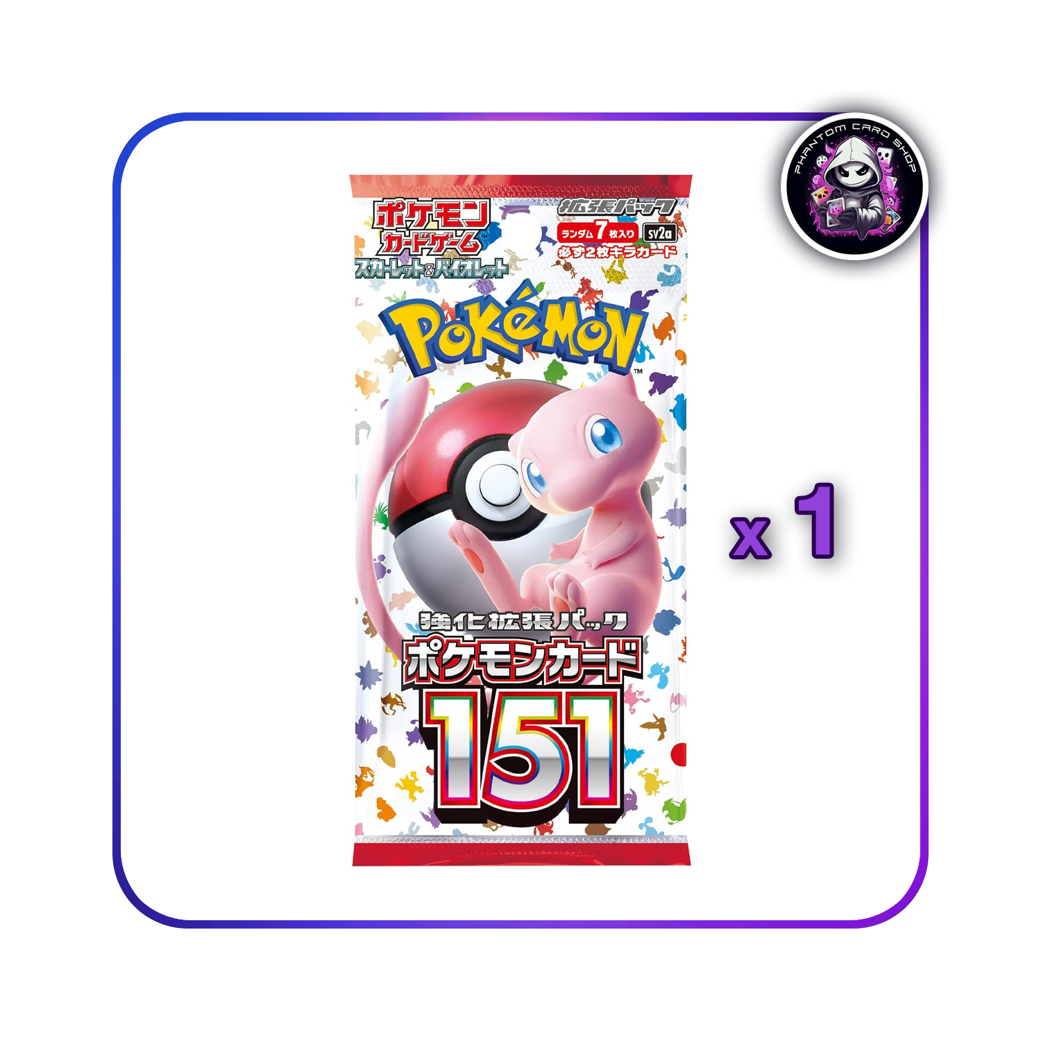 Pokémon 151 Booster Pack (sv2a) [JP] – Phantom Card Shop