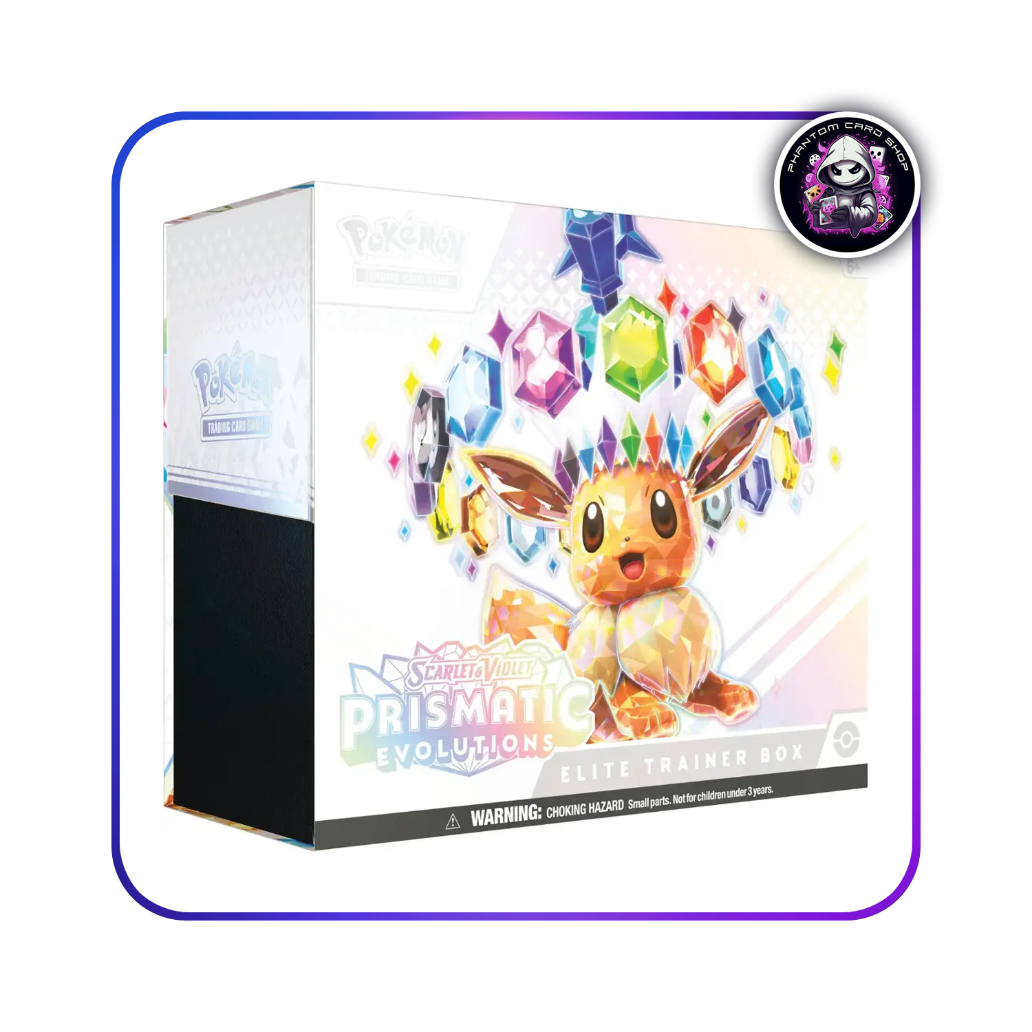 Prismatic Evolutions Elite Trainer Box ETB – Phantom Card Shop