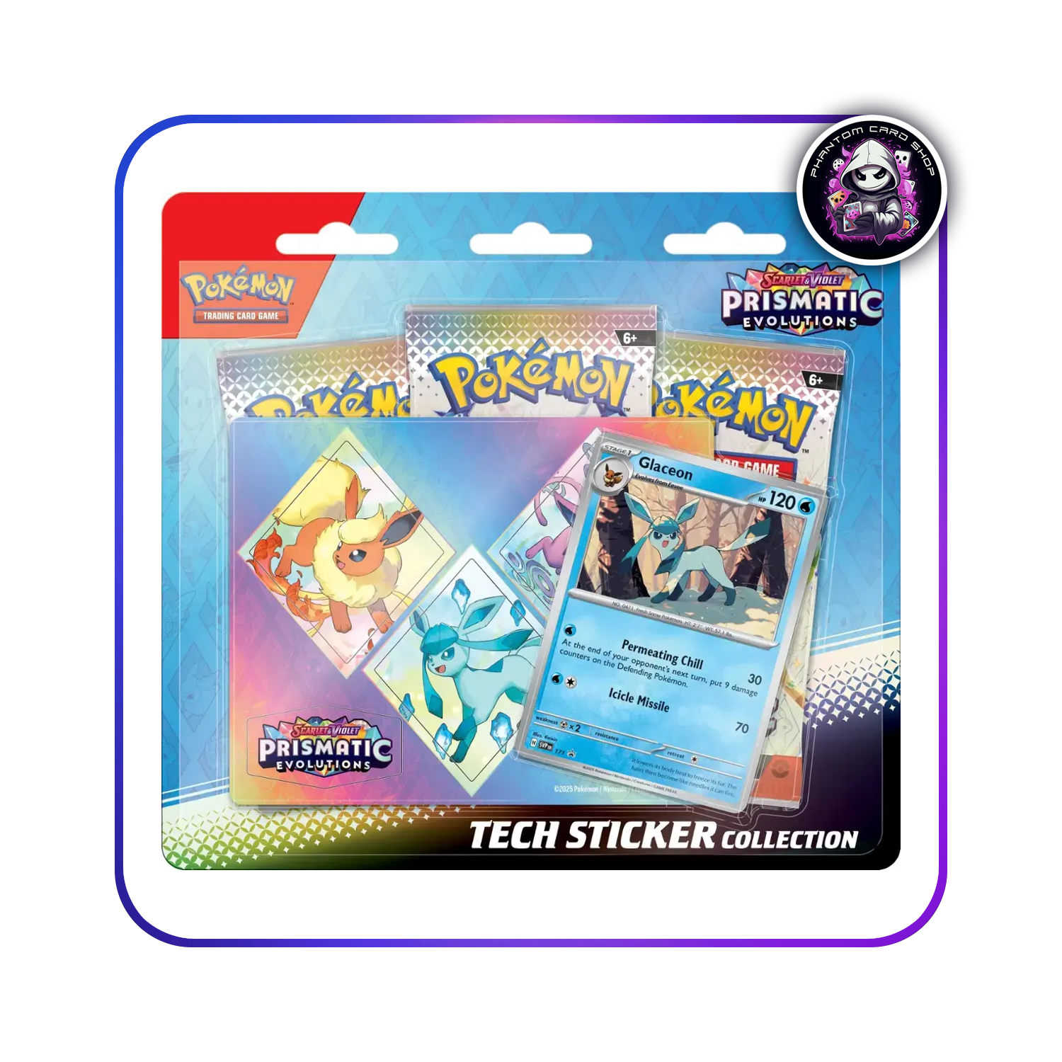 Prismatic Evolutions Tech Sticker Collection – Phantom Card Shop