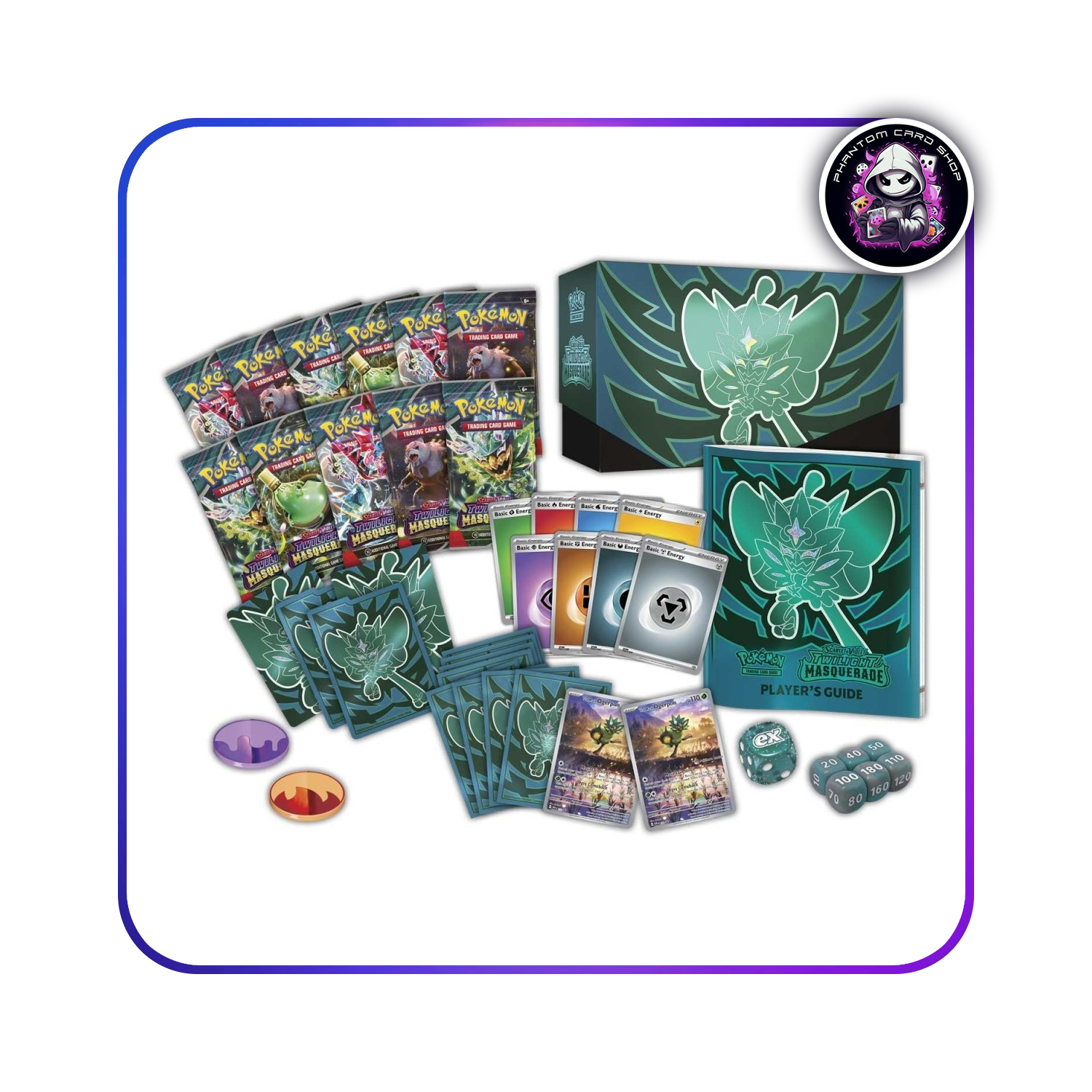 Pokémon Center Exclusive: Twilight Masquerade ETB – Phantom Card Shop