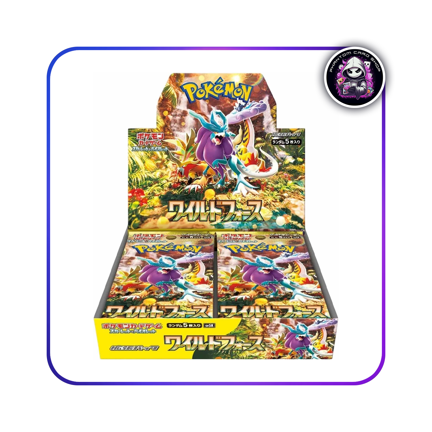 Wild Force Booster Box (sv5K) [JP] – Phantom Card Shop